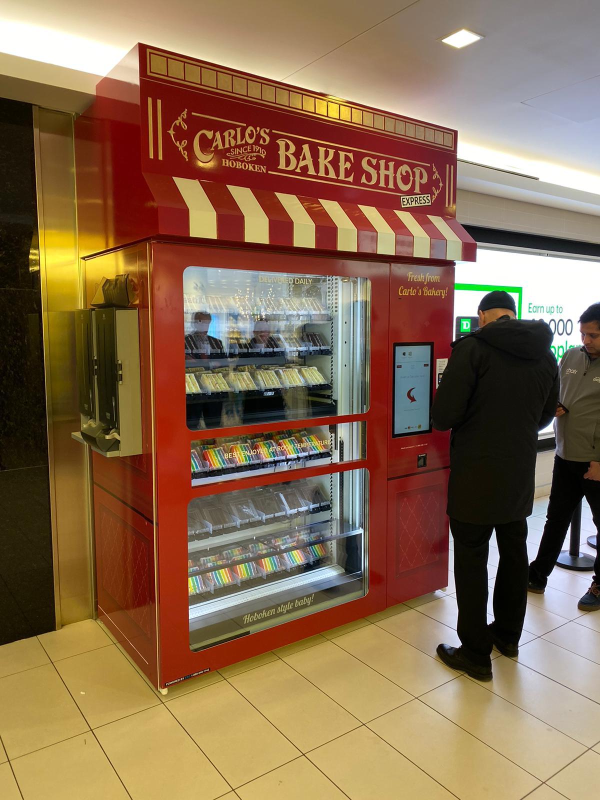 Inovação: bolos vendidos por máquinas